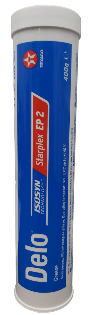 Home › Texaco Delo Starplex EP 2 Red Lithium Complex Grease - 400g x 24